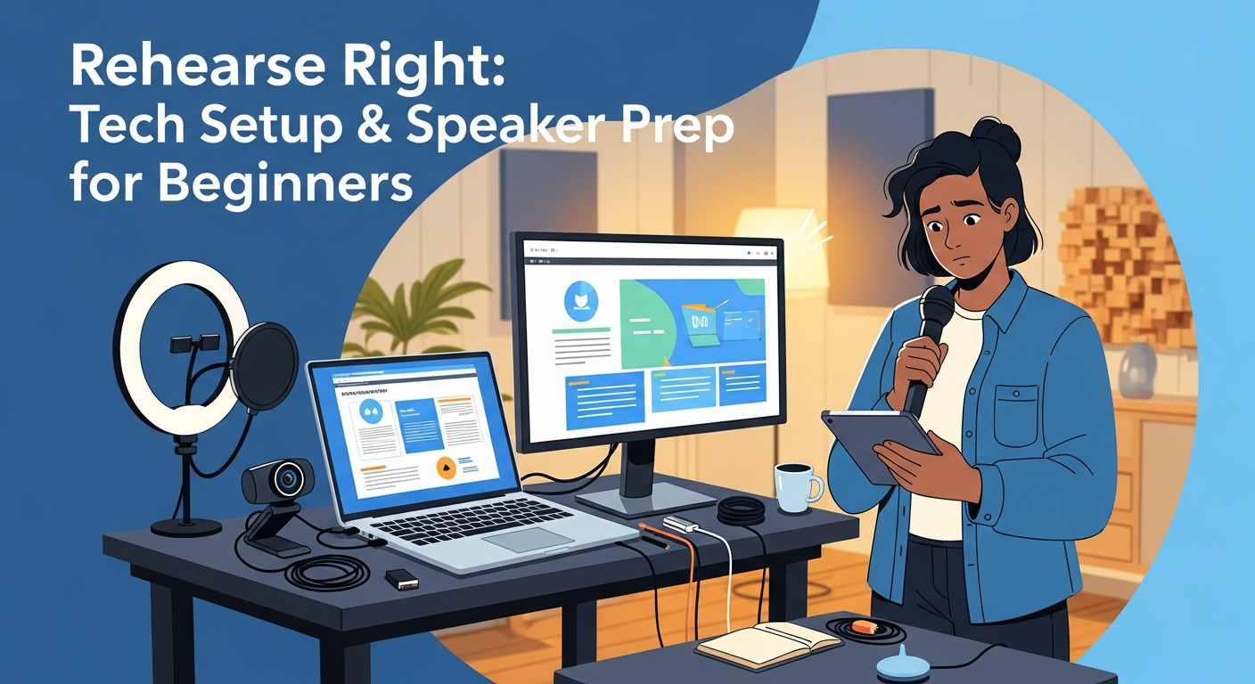 Webinar Tech Setup & Speaker Prep Guide for Beginners